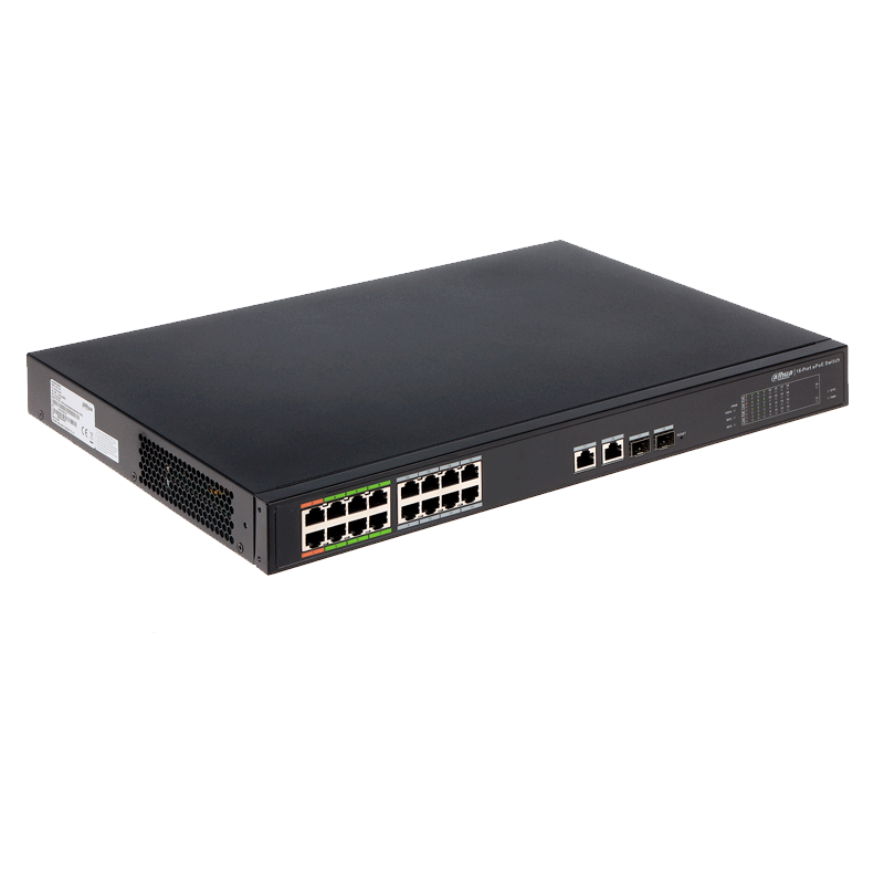 SWITCH POE 16P 10/100MBPS - SiElectrónica